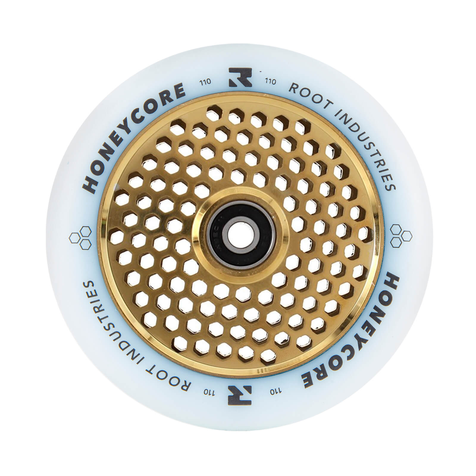 Root Industries Honeycore Wheels - White/Gold – Just Scootering